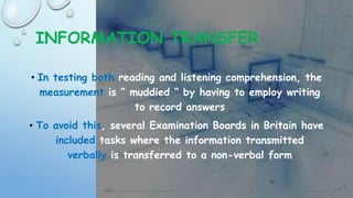 Test method of reading comprehension | PPTX | Standardized Testing ...