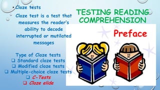 Test method of reading comprehension | PPTX | Standardized Testing ...