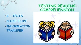 Test method of reading comprehension | PPTX | Standardized Testing ...
