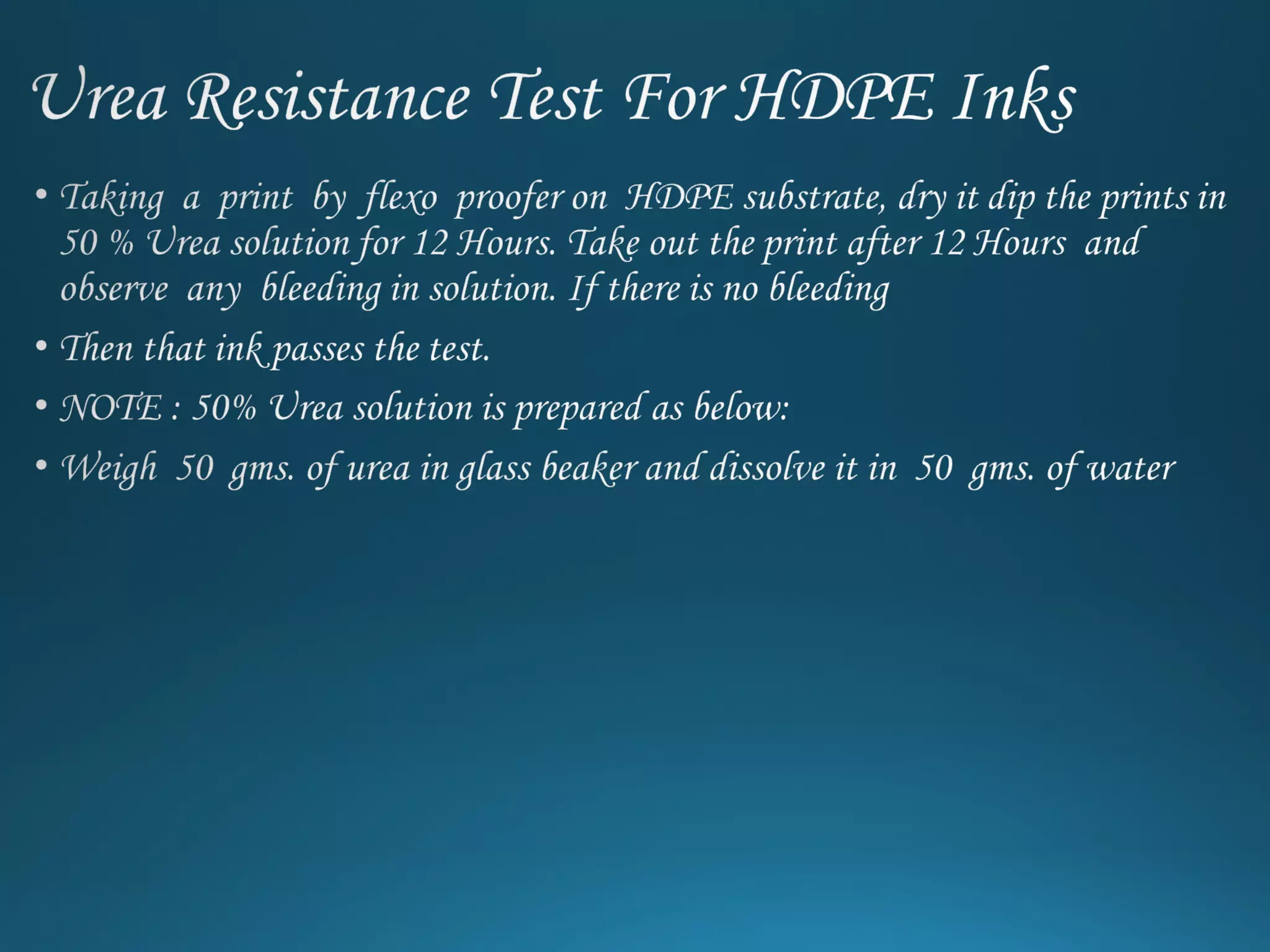 Test methods for ink testing | PPT