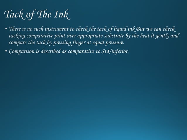 Test methods for ink testing | PPT