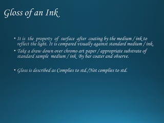 Test methods for ink testing | PPT
