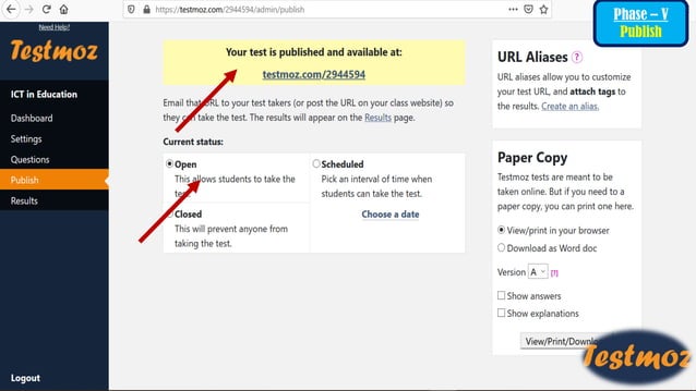 Testmoz - Simple Test Generator - Thiyagu | PDF | Educational ...