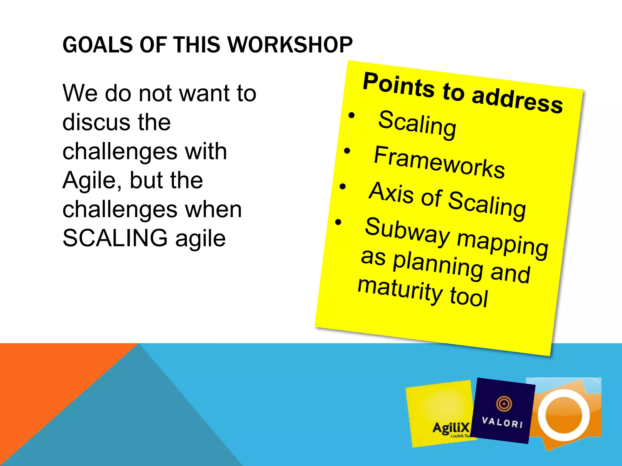 Introduction to Scaling agile and a Subwaymap | PPTX