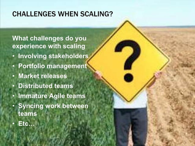 Introduction to Scaling agile and a Subwaymap | PPTX