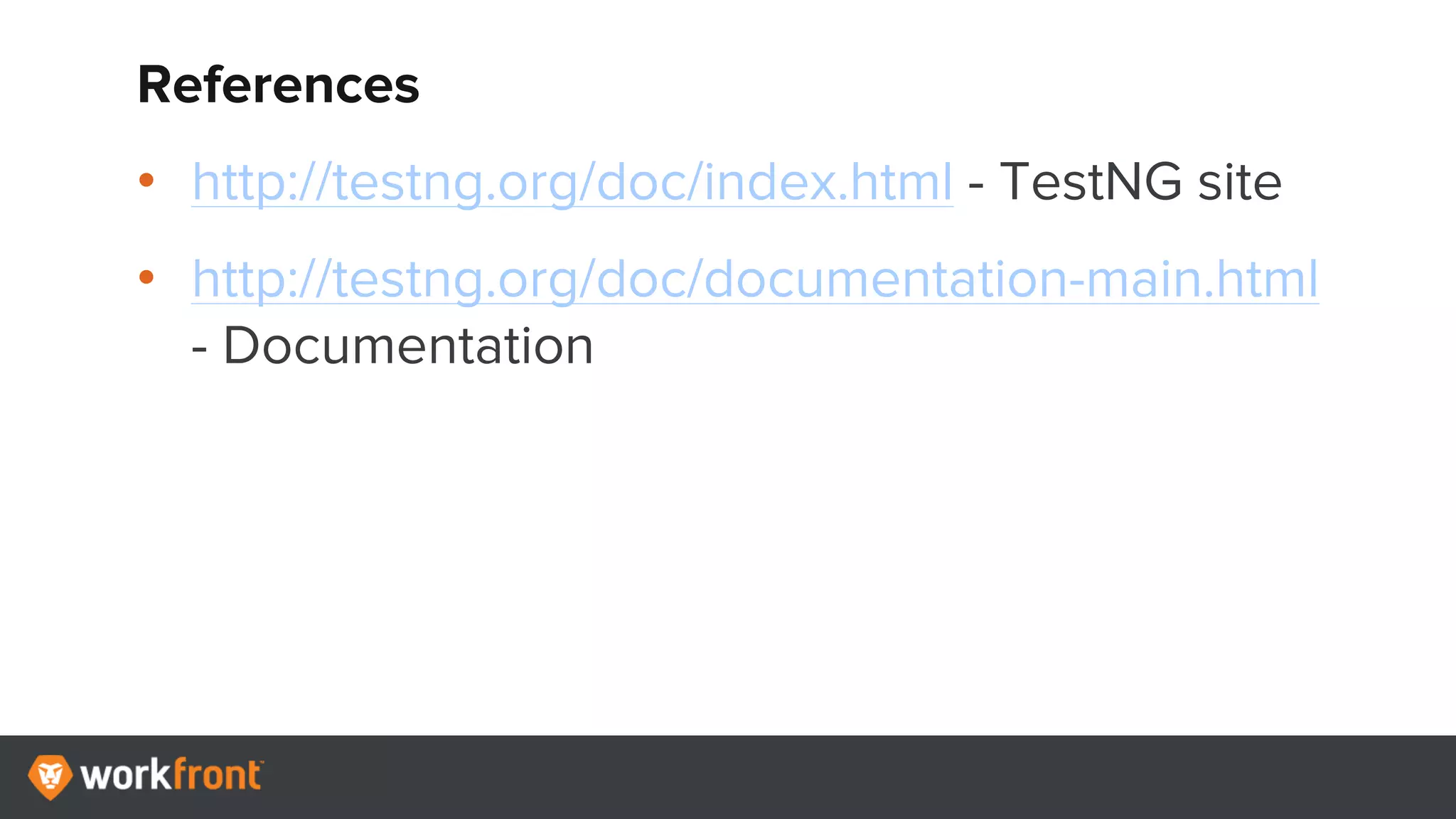 TestNG Framework | PPT TestNG Framework | PPT