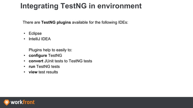 TestNG Framework