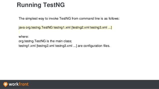 Testng Framework
