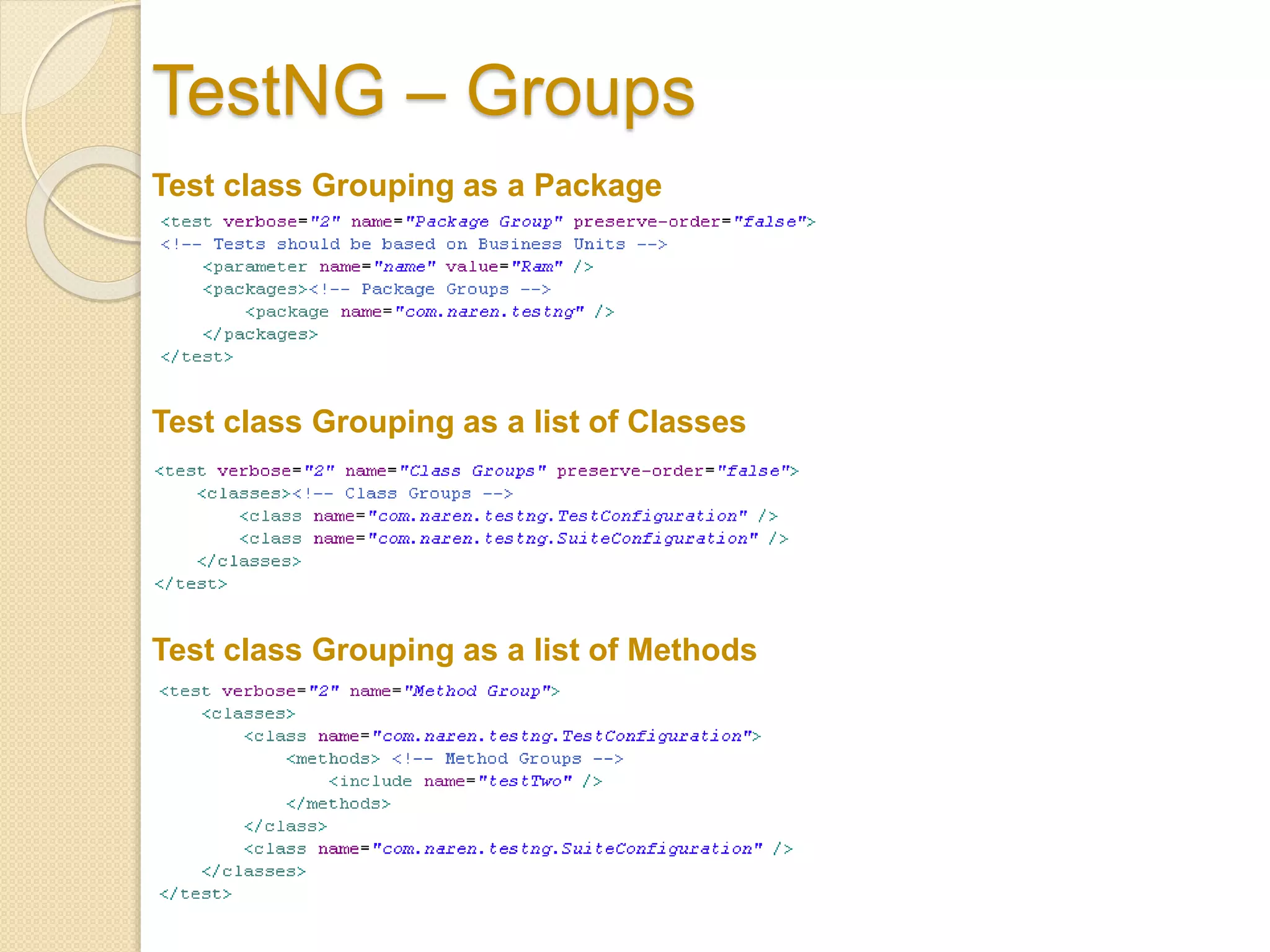 Test NG Framework Complete Walk Through | PPTX