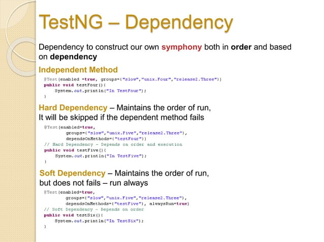Test Ng Framework Complete Walk Through Pptx Programming Languages Computing
