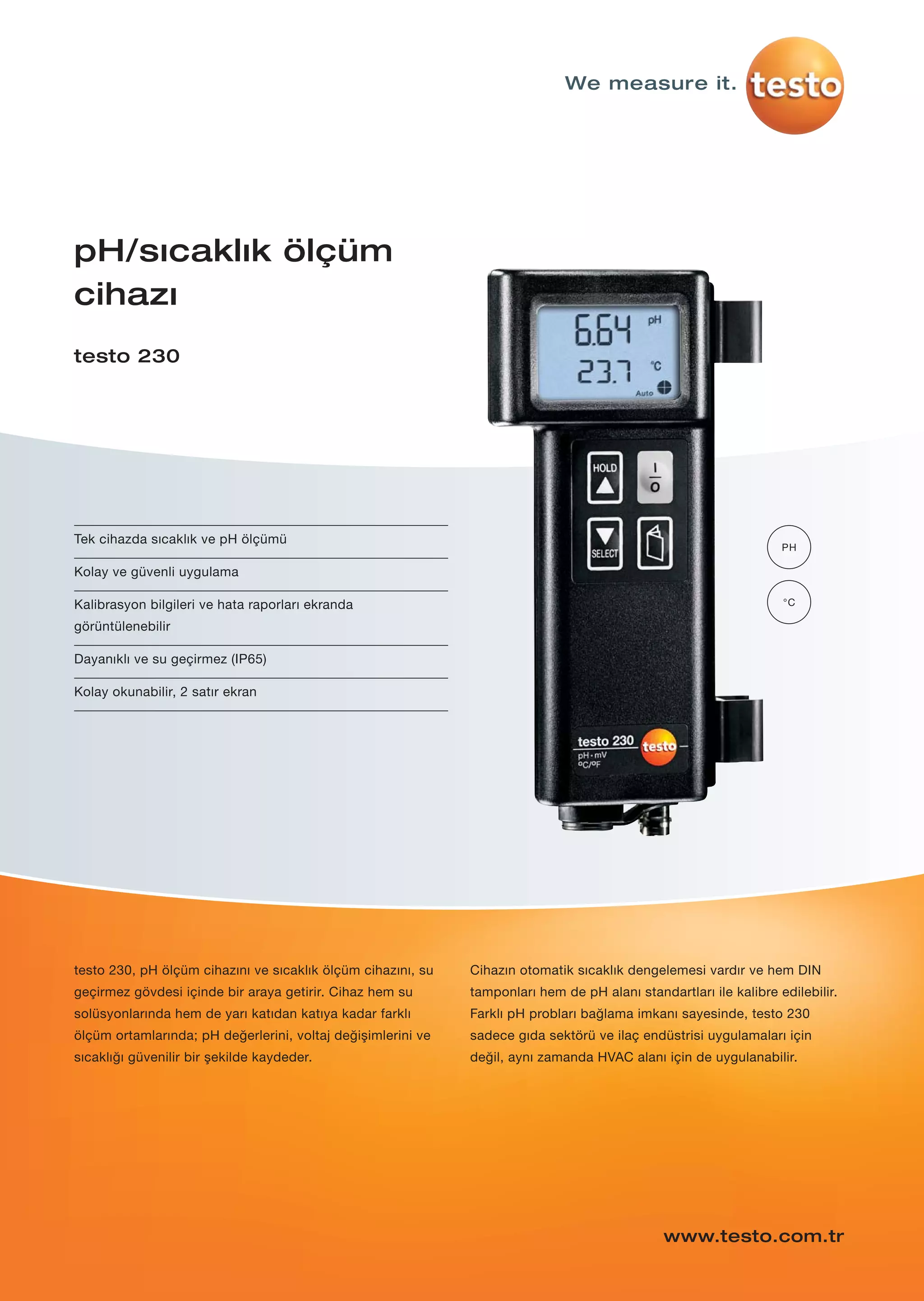 Testo 230 | PDF