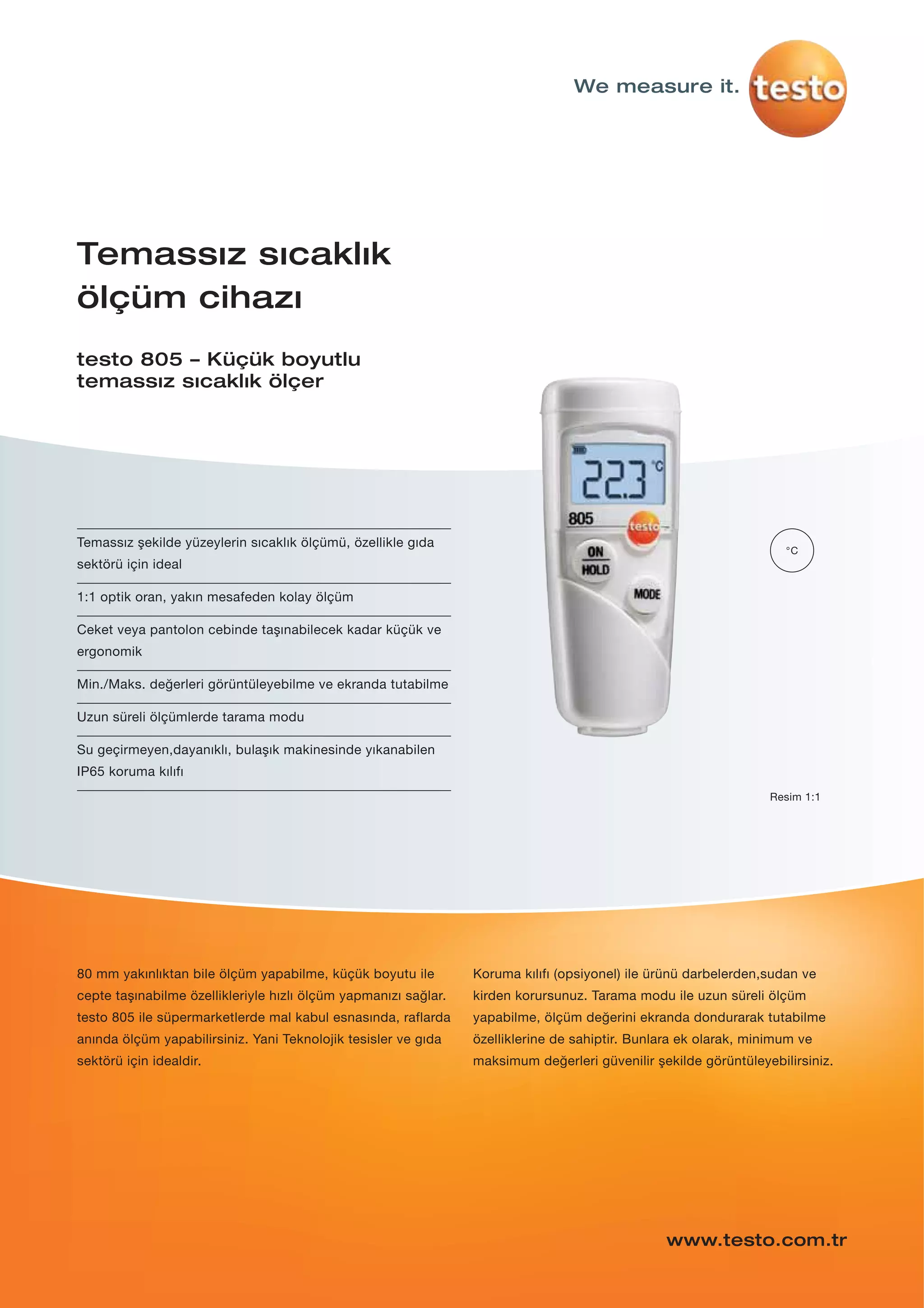 Testo 805 | PDF