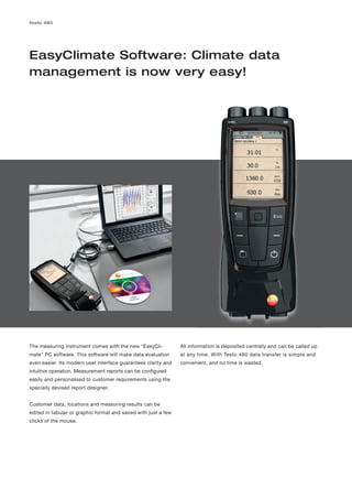 Testo 480 datasheet | PDF