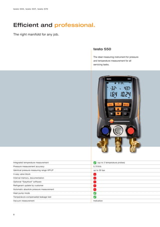 Testo 552 vacuum gauge | PDF