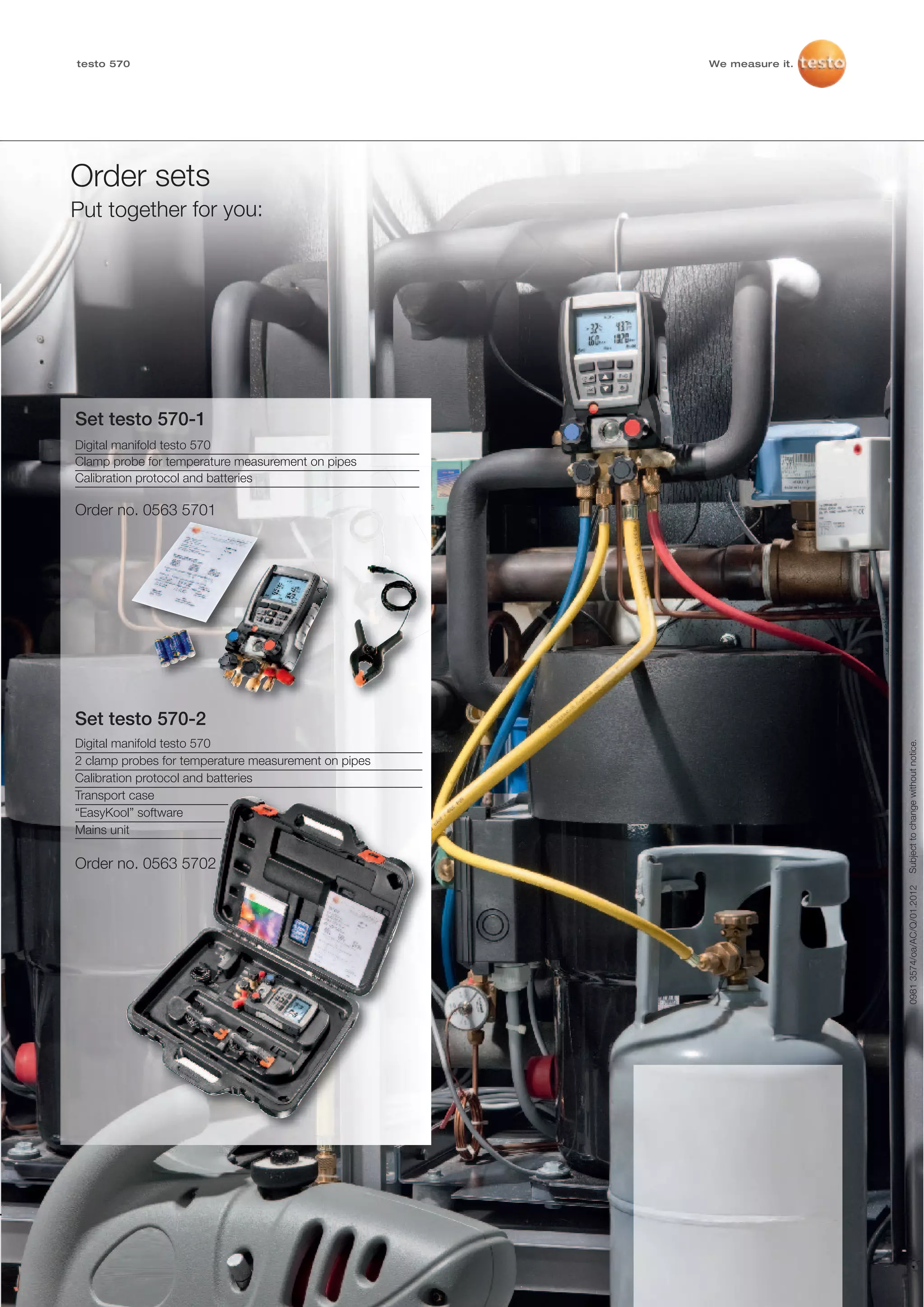 Testo 570 datasheet | PDF