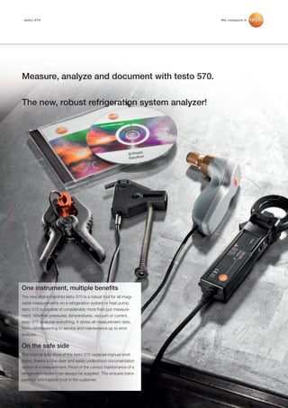 Testo 570 datasheet | PDF