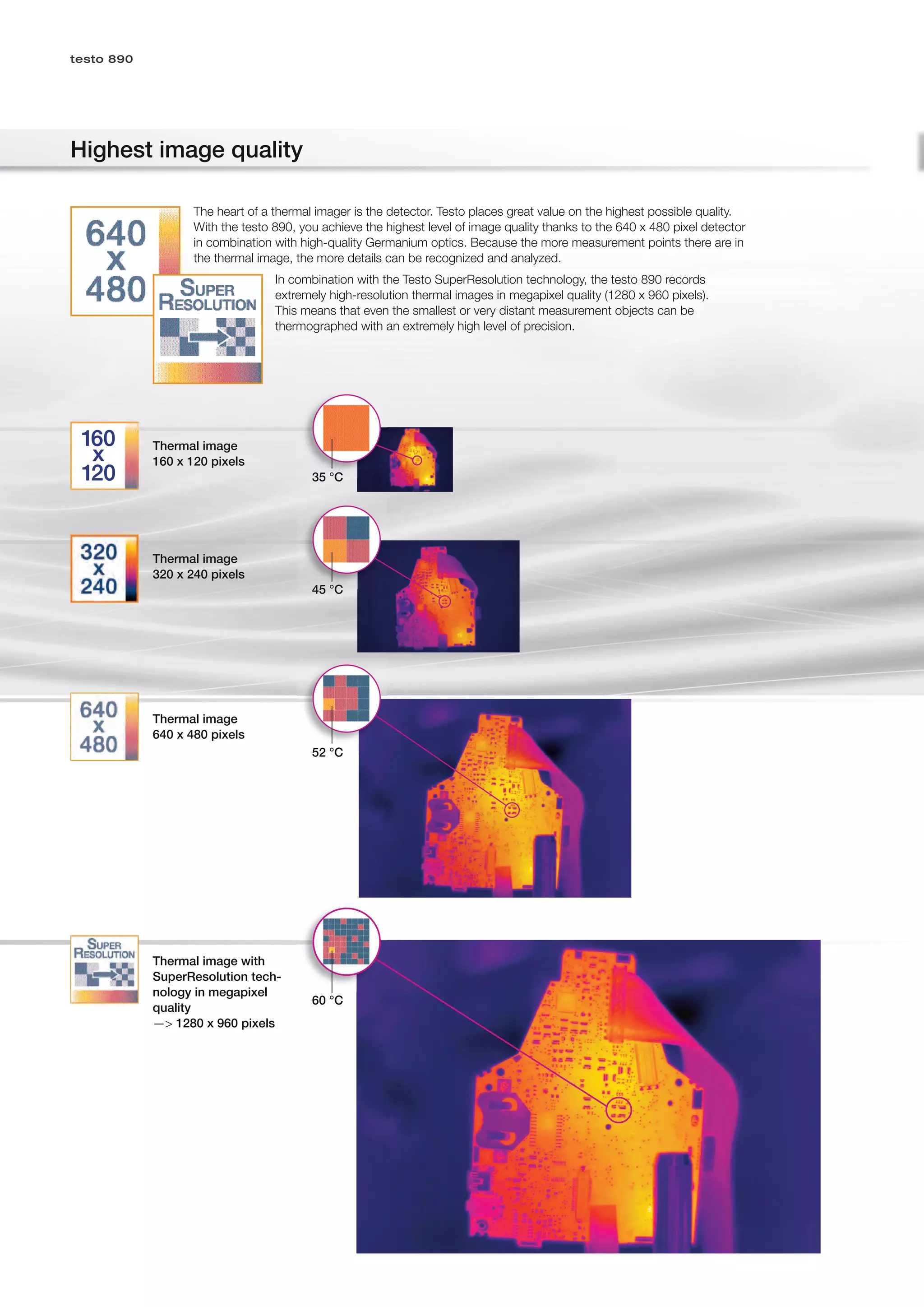 Testo 890 datasheet | PDF