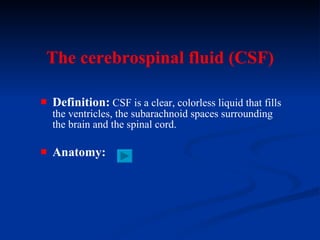 Test Of Cerebrospinal Fluid And Serous Membrance Effusion | PPT