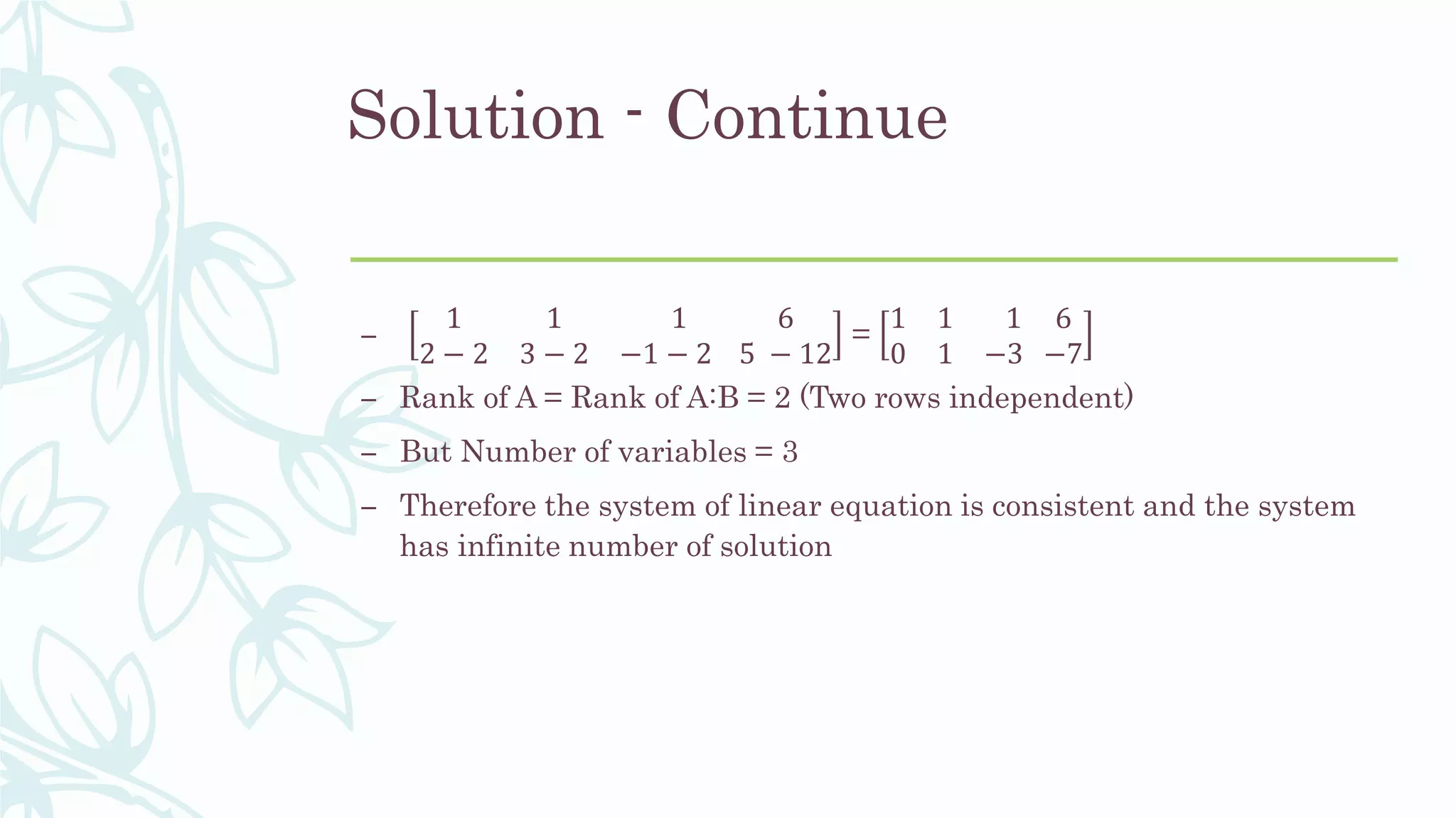 Test of consistency | PPTX