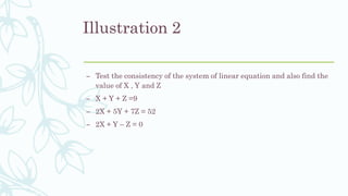 Test of consistency | PPTX
