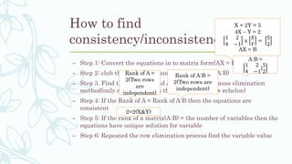 Test of consistency | PPTX