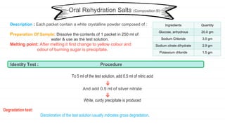 Basic test for drugs - dosage form | PPTX