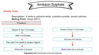 Basic test for drugs - Pharmaceutical Substance | PPTX
