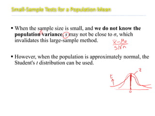 Test of hypotheses part ii | PPT