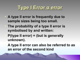 Test of hypothesis | PPT