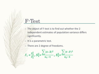 Test of hypothesis test of significance | PPT