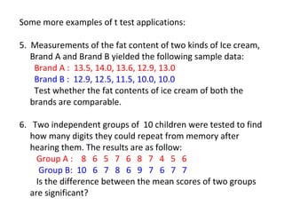 Test of significance (t-test, proportion test, chi-square test) | PPT
