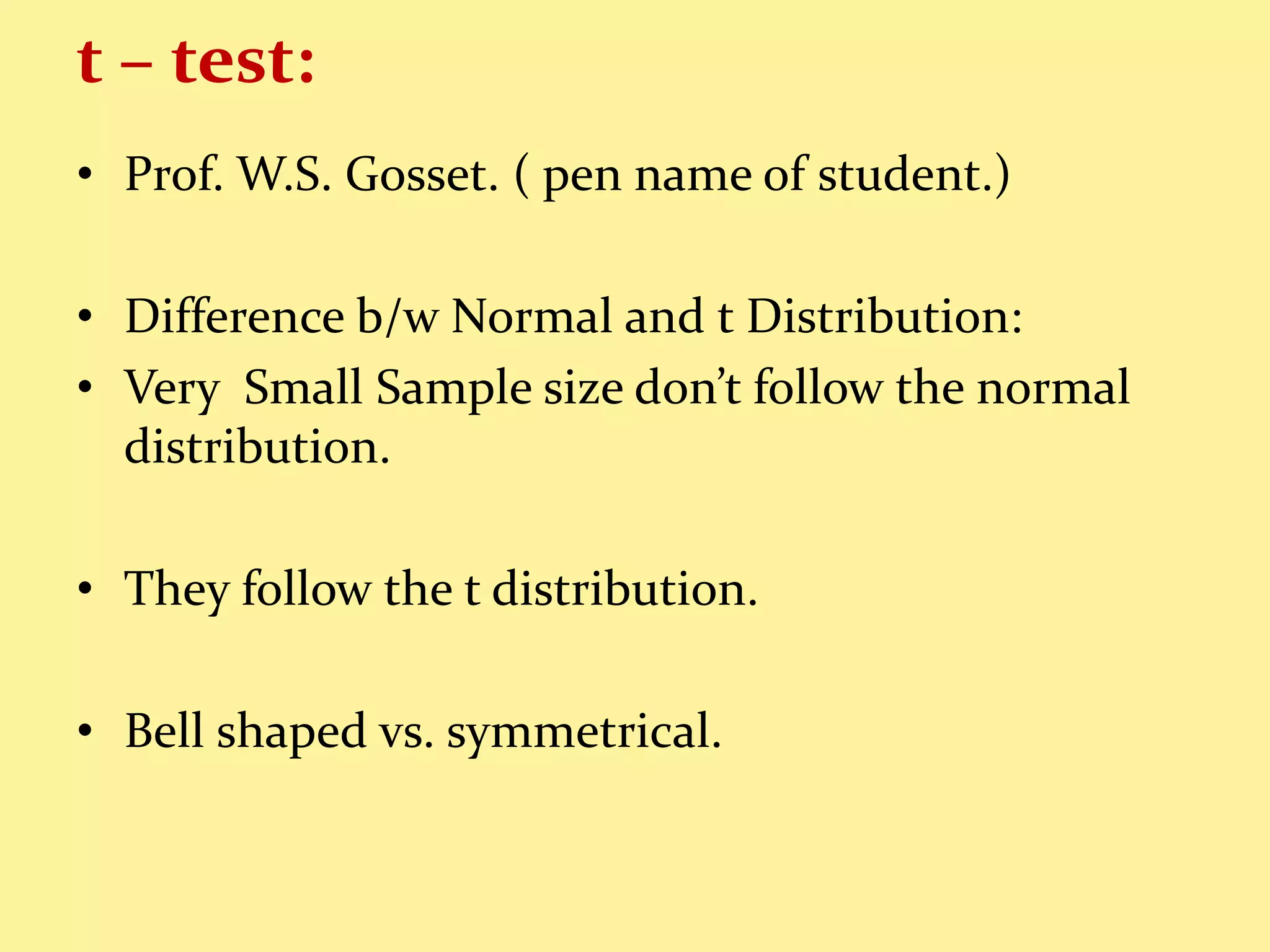 Test of significance in Statistics | PPTX