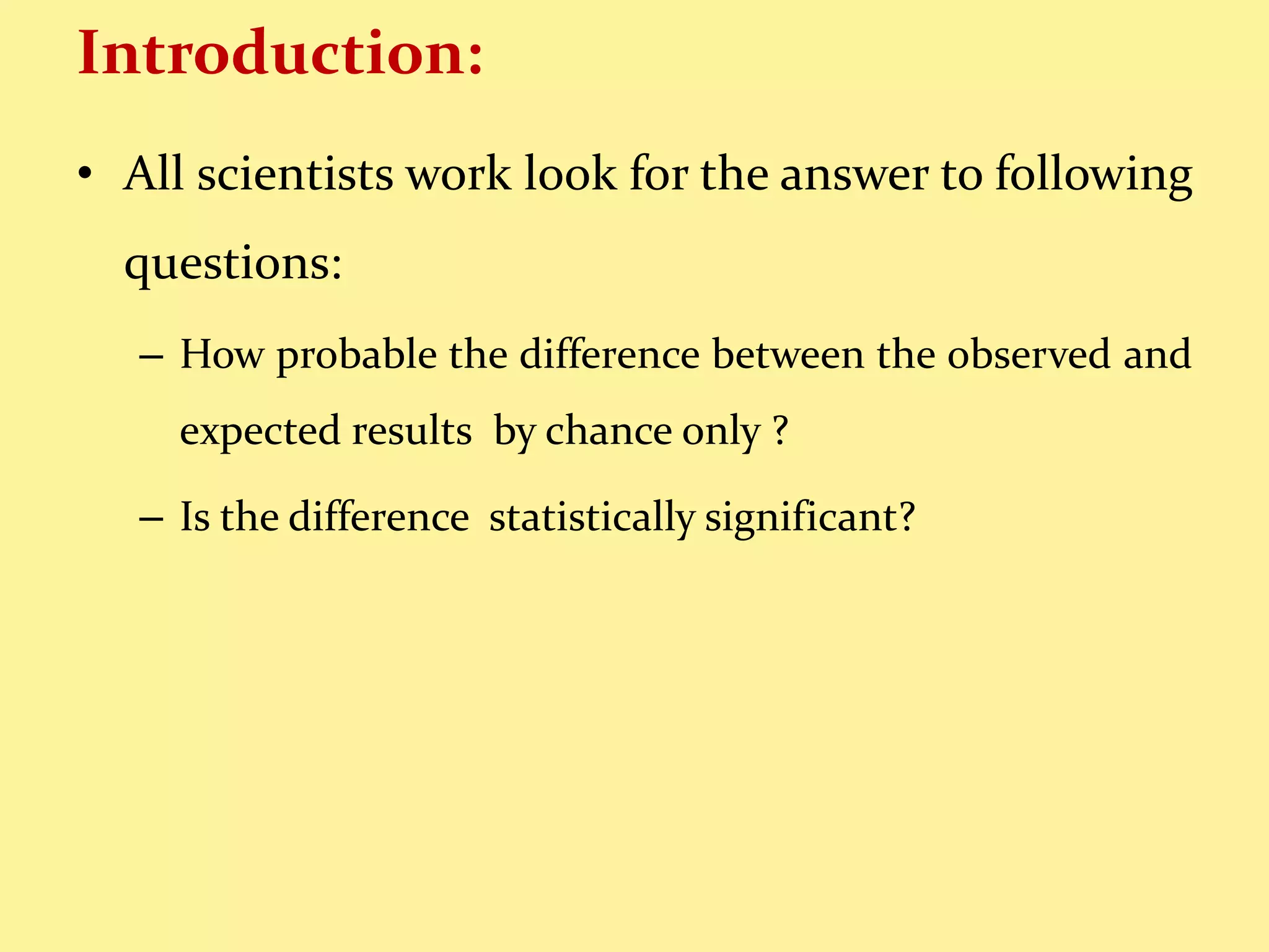 Test of significance in Statistics | PPTX