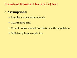 Test of significance in Statistics | PPTX