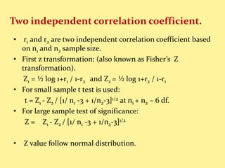 Test of significance in Statistics | PPTX
