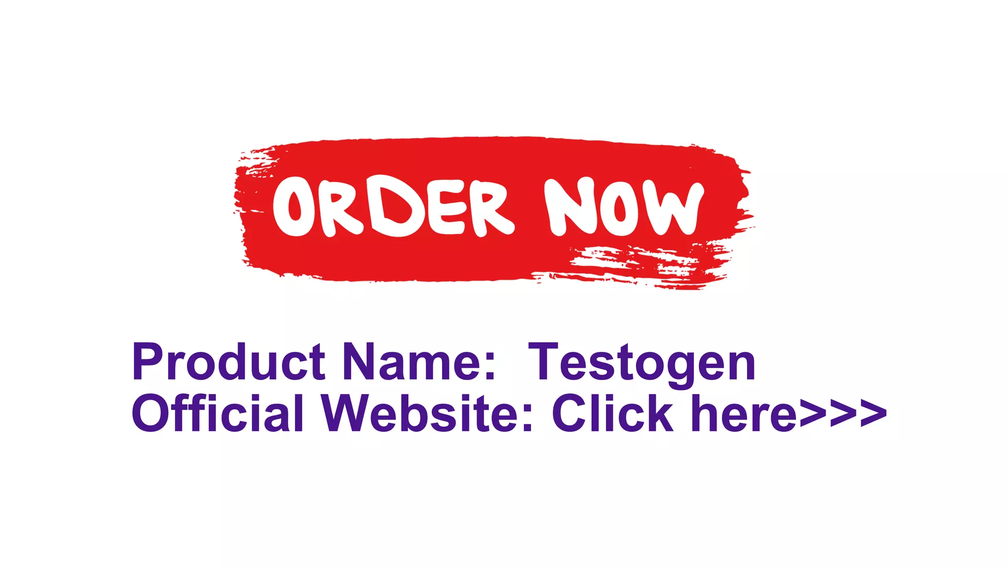 Testo gen brand promotional guide | PPT