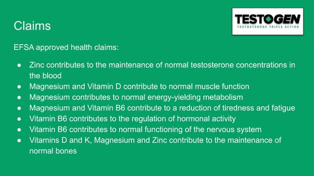 Testo gen brand promotional guide | PPT