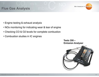 Testo Measurement Instruments for Mechanical Dept of Engineering ...