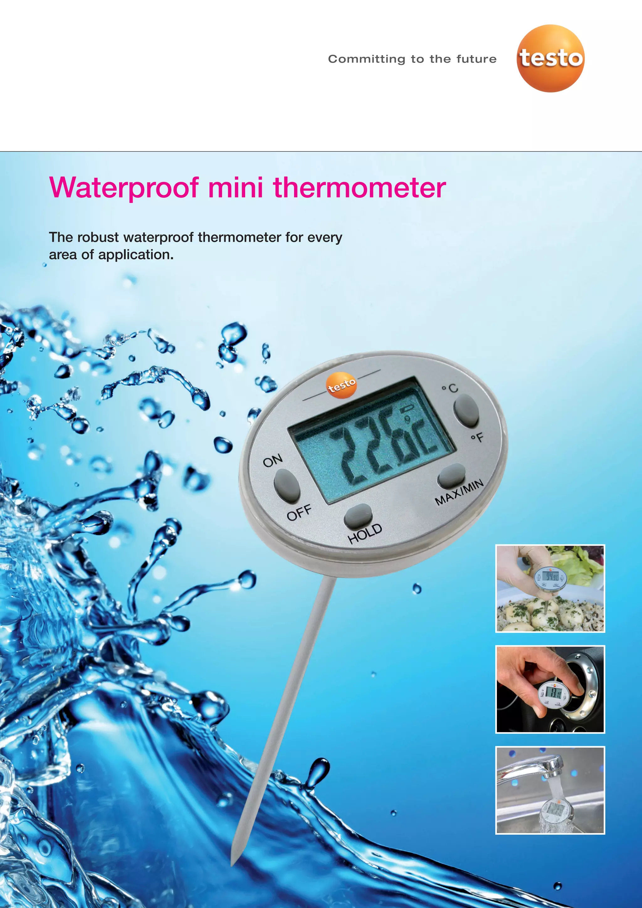 Testo mini thermometer datasheet | PDF