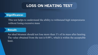 Presentation On Bitumen Tests. Bitumen: A Critical Component in Road ...