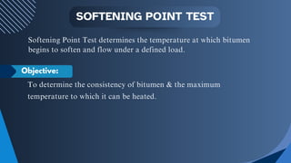 Presentation On Bitumen Tests. Bitumen: A Critical Component in Road ...