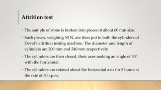 Test on stones | PPTX