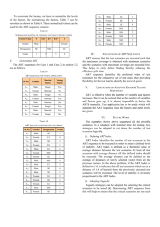 Test Optimization Using Adaptive Random Testing Techniques | PDF