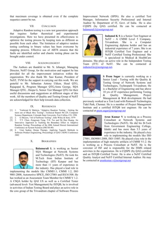 Test Optimization Using Adaptive Random Testing Techniques | PDF