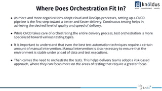 Test Orchestration in DevOps | PPT