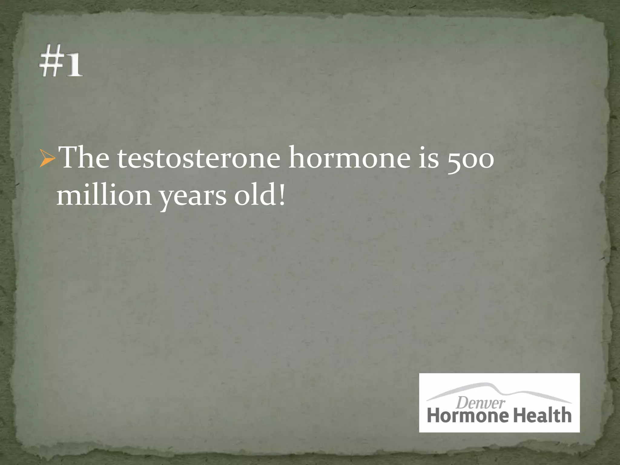Testosterone 10 things that you need to know | PPTX