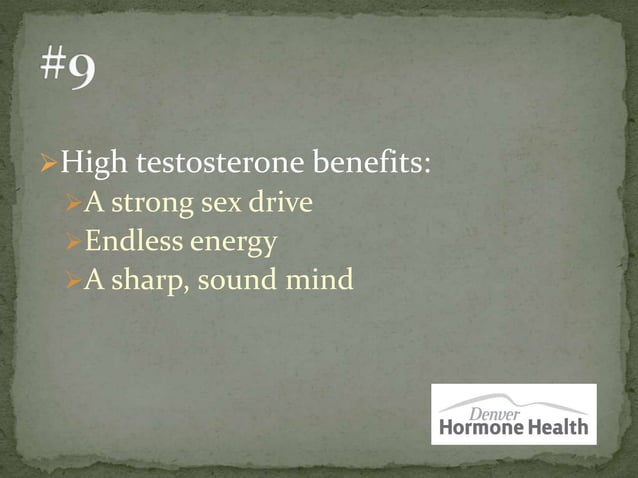 Testosterone 10 things that you need to know | PPT