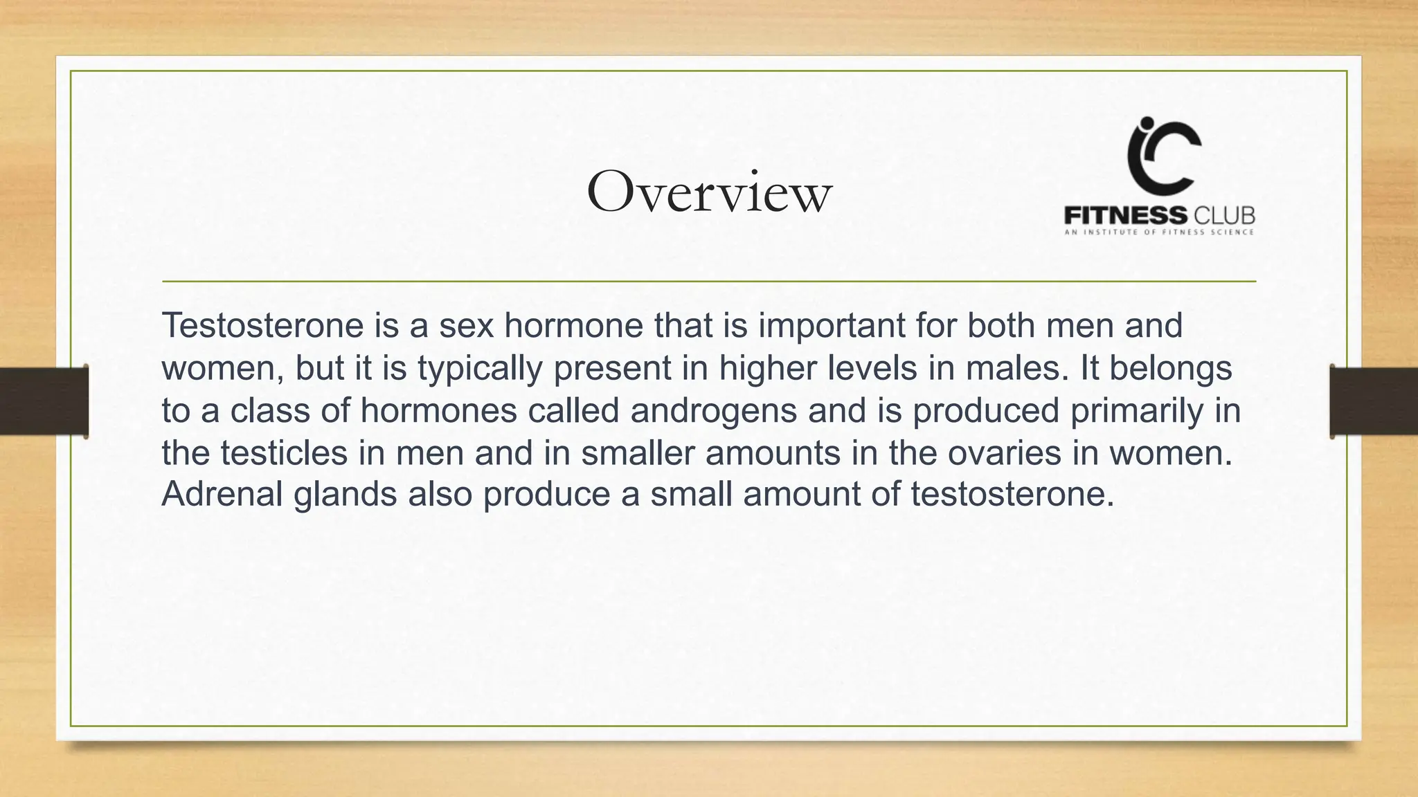 Testosterone.pptx | Hormonal Disorders | Endocrine and Metabolic Diseases