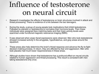 Testosterone and aggressive behavior | PPT