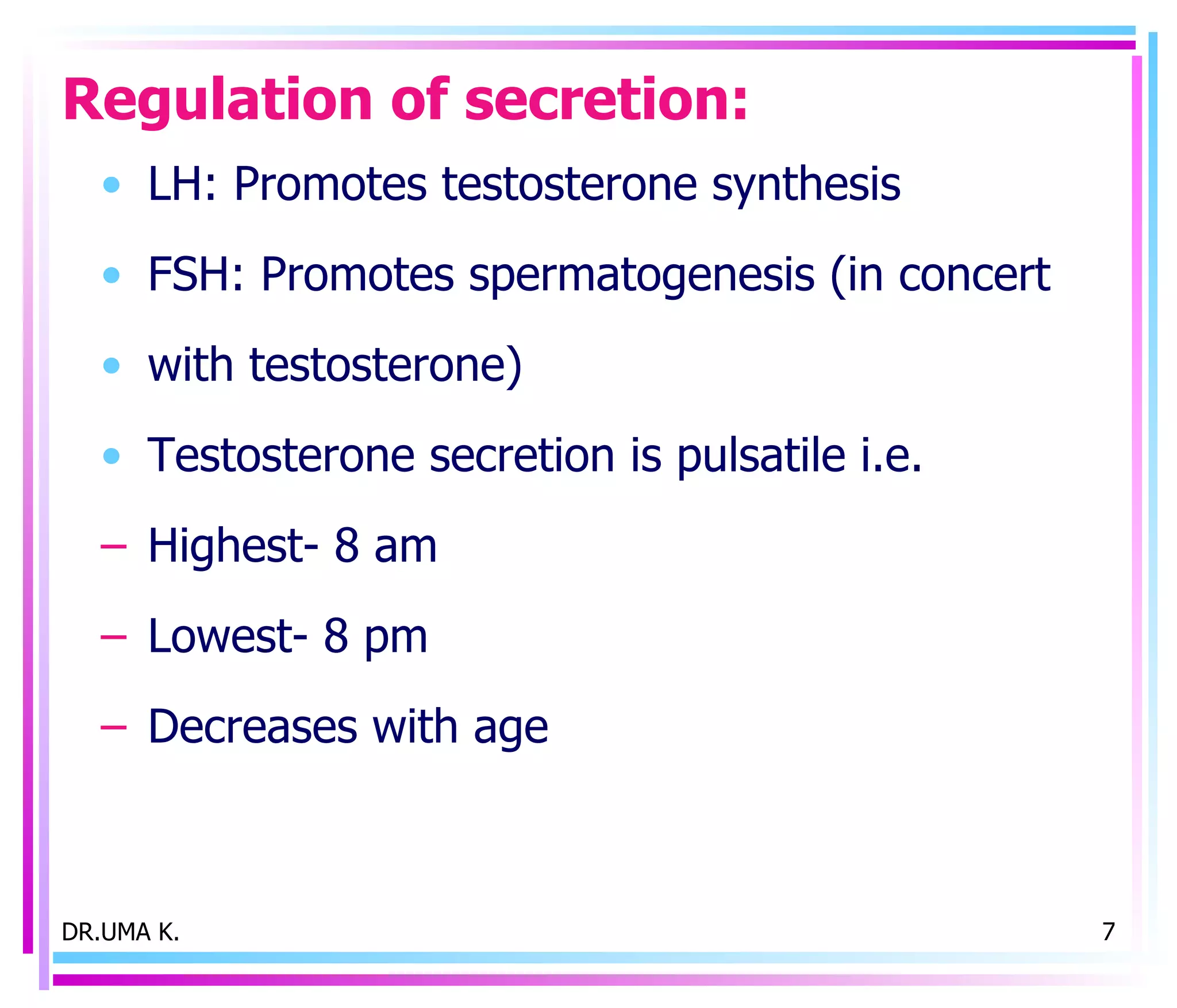 Testosterone & Antitestoterones(7) | PPT
